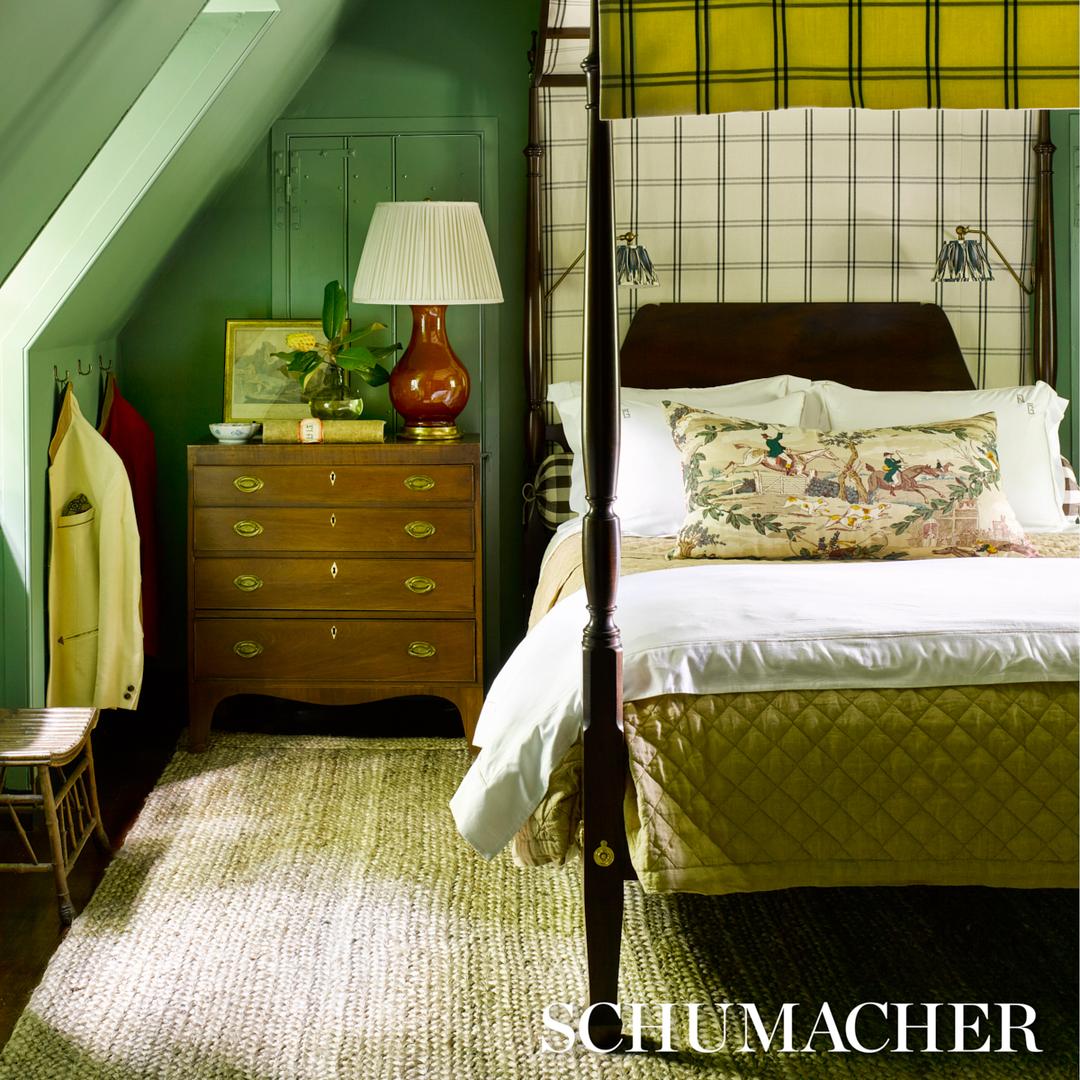 Aston Manor Print - Document Fabrics | Schumacher