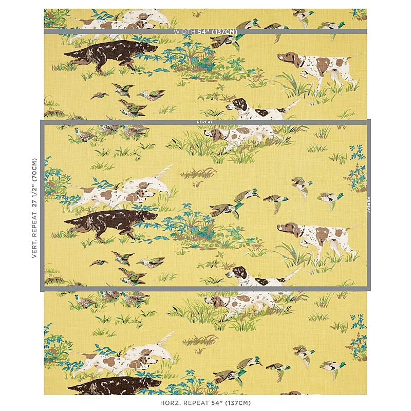 Pointers - Yellow Fabrics | Schumacher