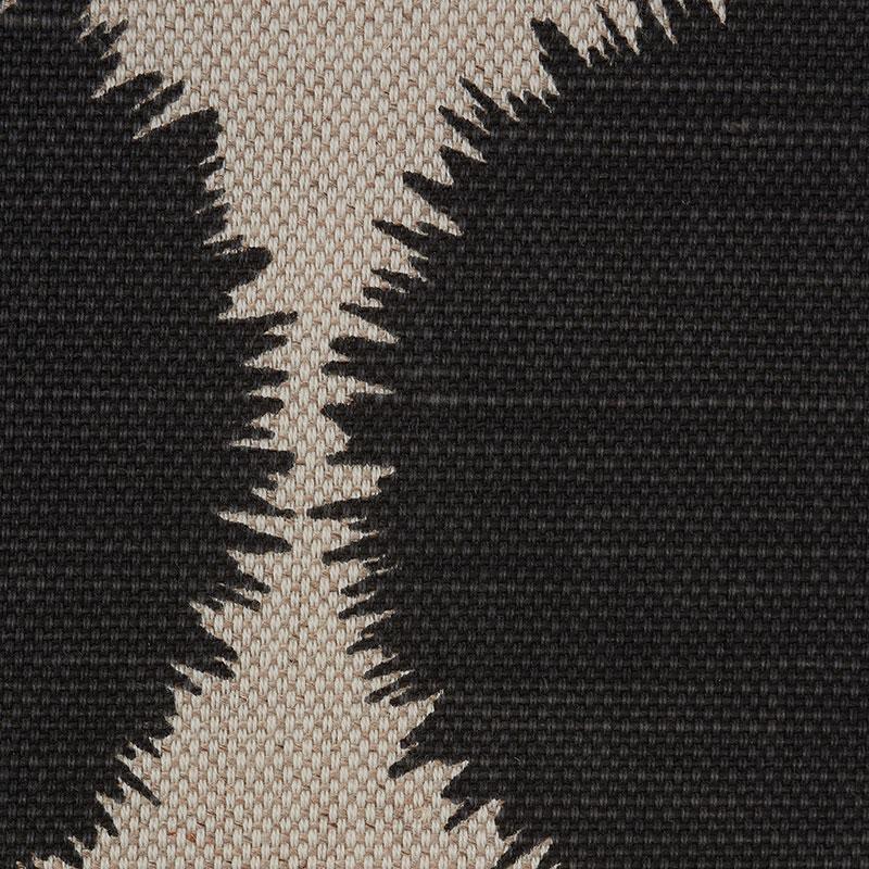 Fuzz - Black & Natural Fabrics | Schumacher