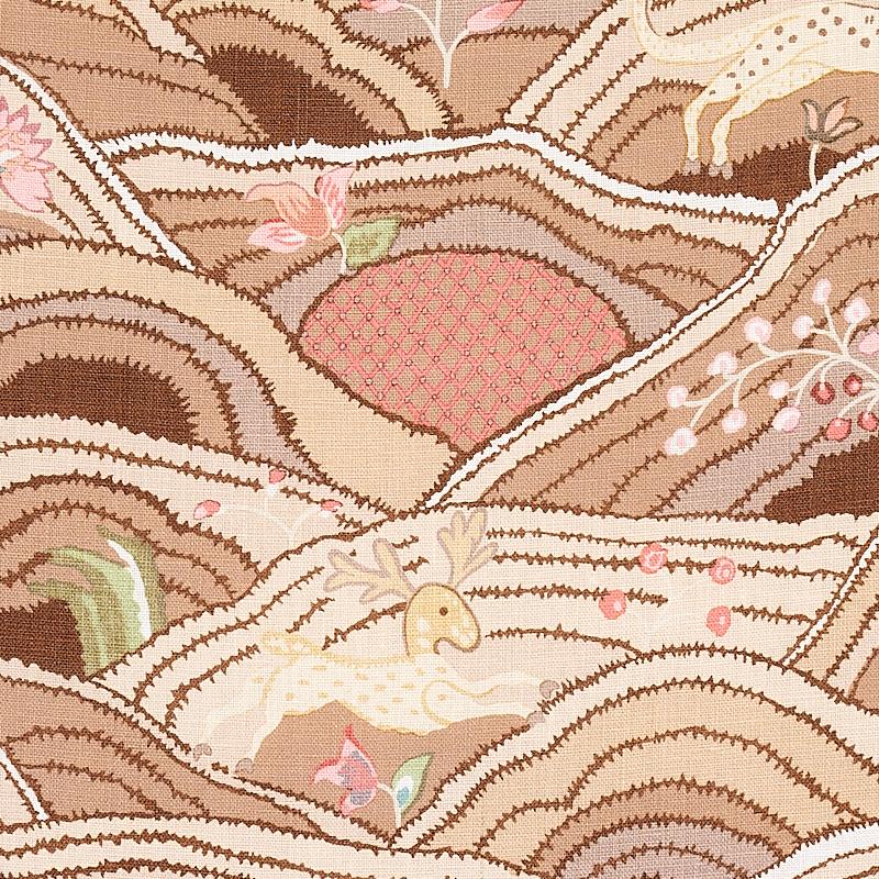 Rolling Hills - Mocha Fabrics | Schumacher