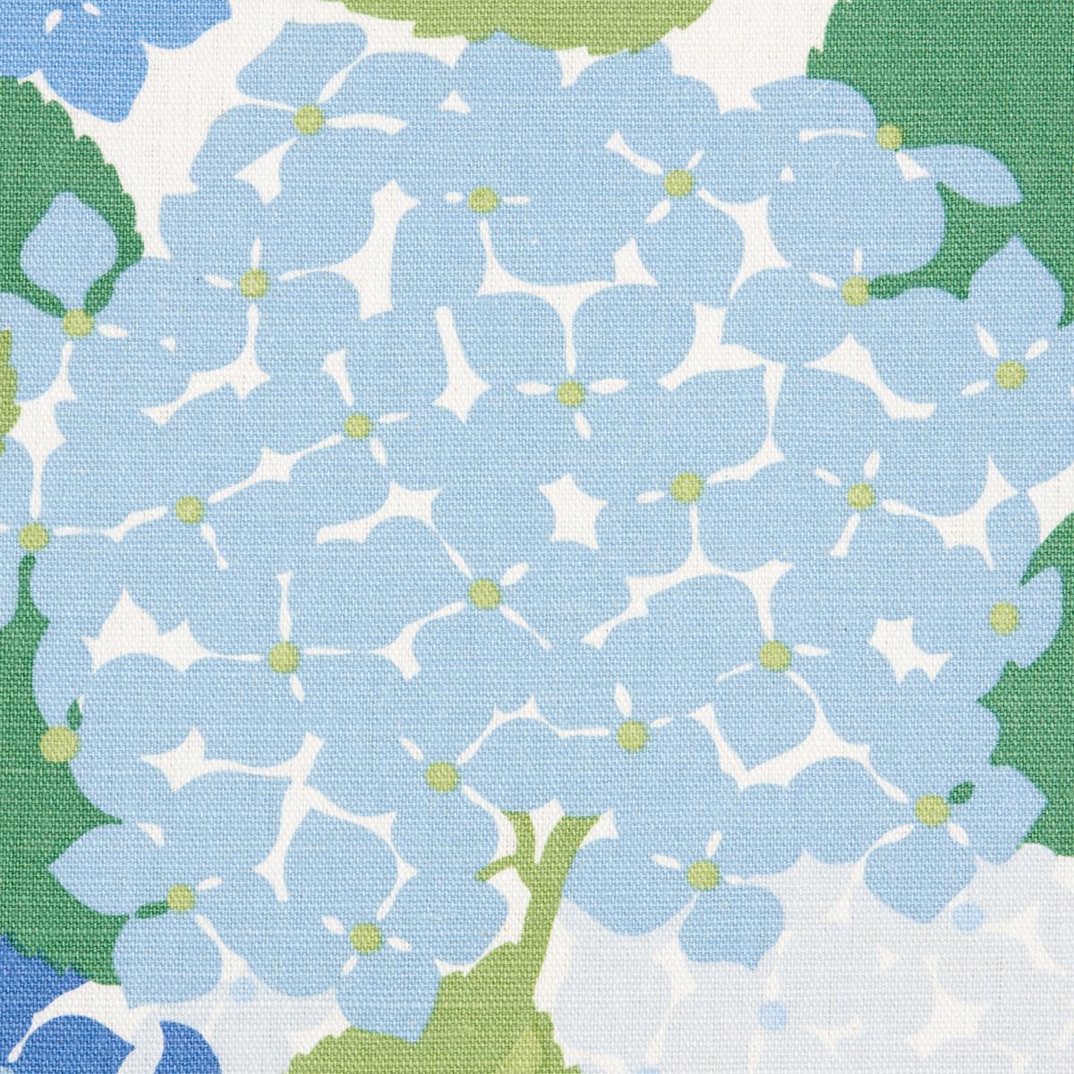Hydrangea - Porcelain Fabrics | Schumacher