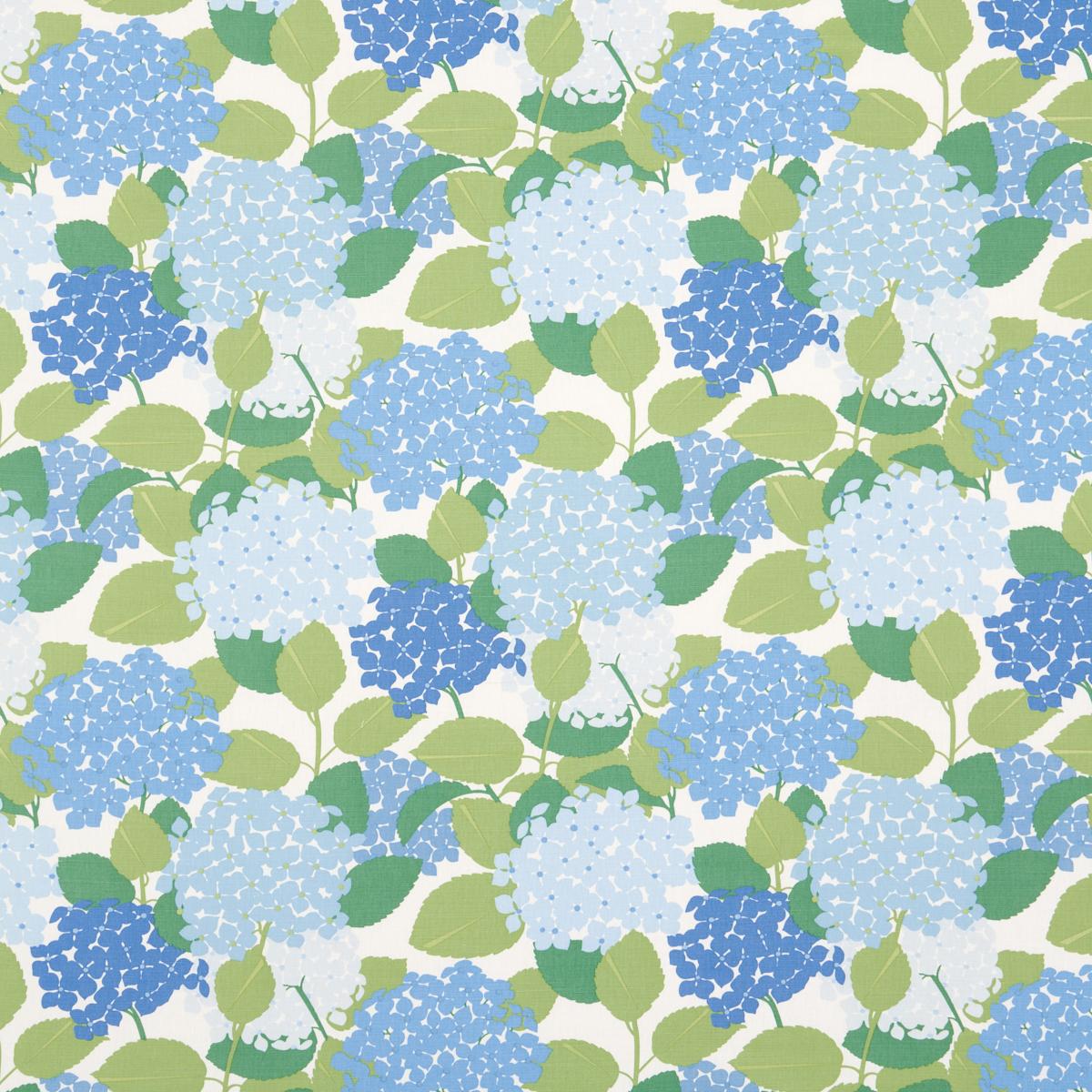 Hydrangea - Porcelain Fabrics | Schumacher