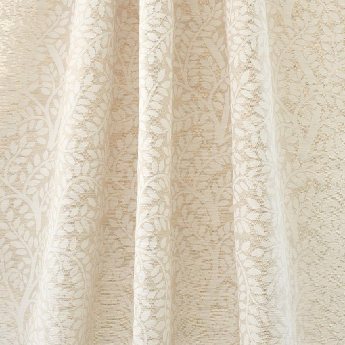 Temple Garden II - Ivory On Unbleached Fabrics | Schumacher