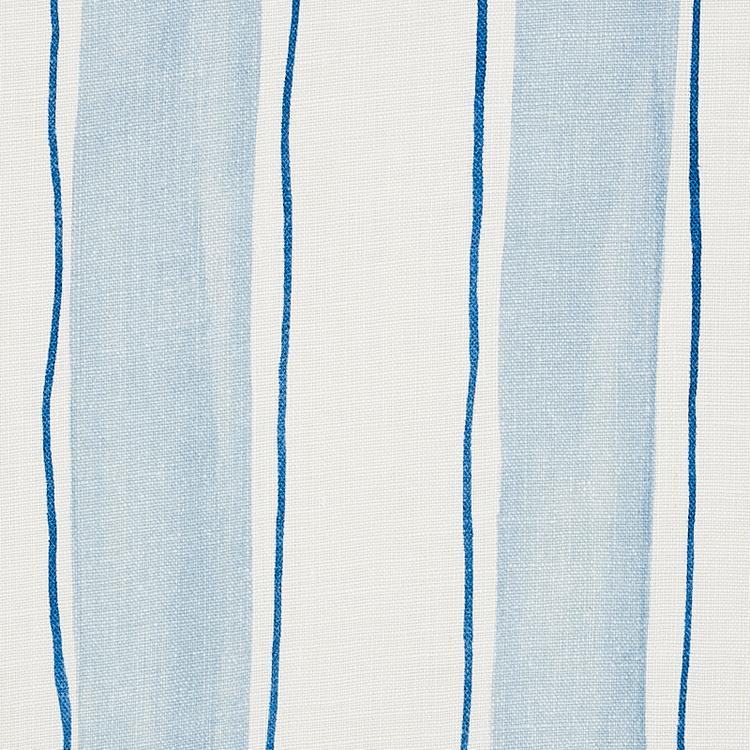 Tracing Stripes - Sky Fabrics | Schumacher