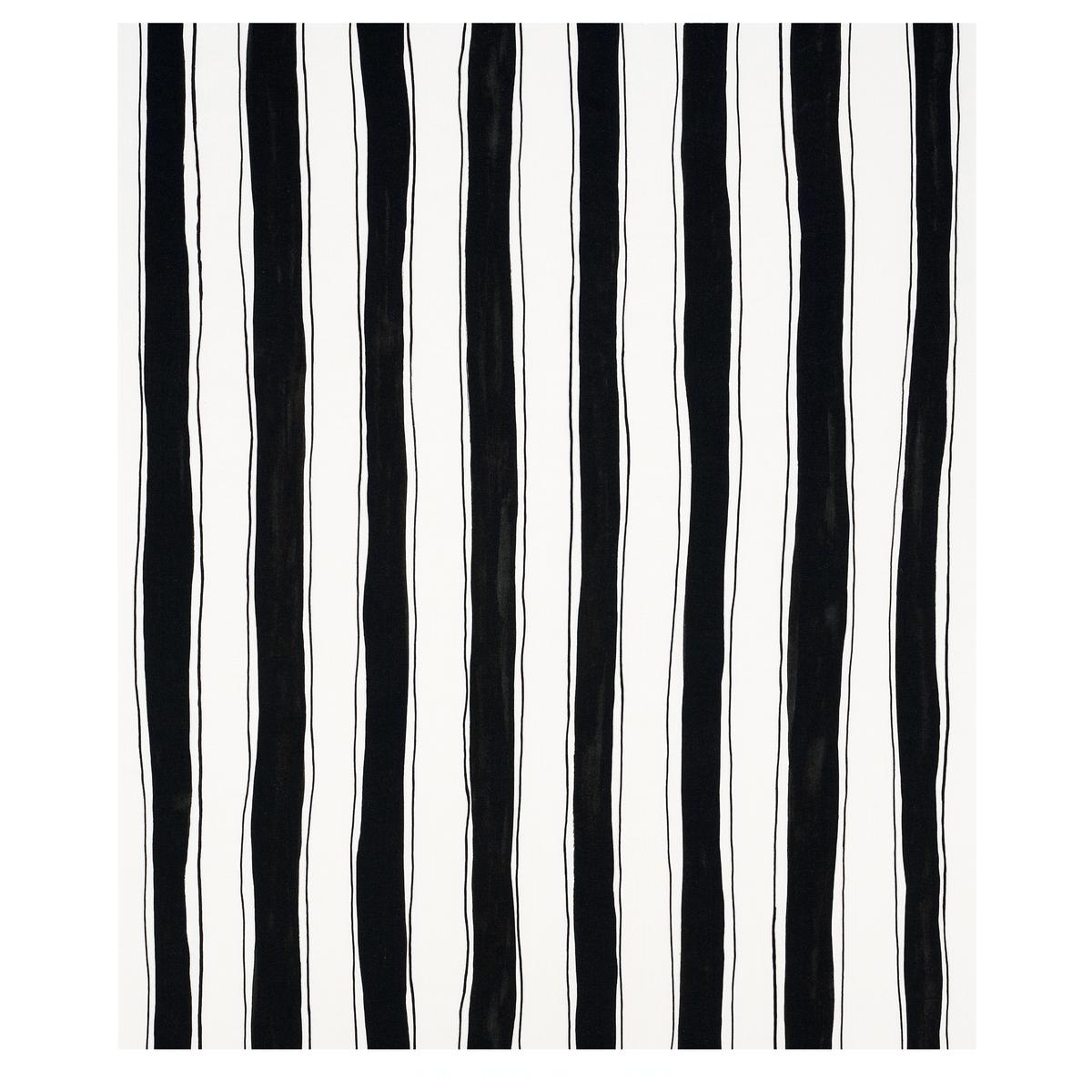 Tracing Stripes - Black Fabrics | Schumacher