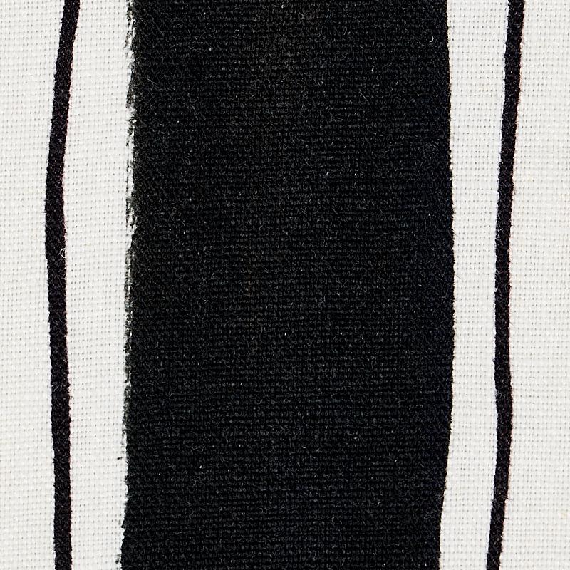 Tracing Stripes - Black Fabrics | Schumacher