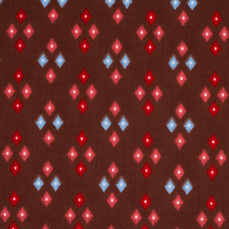 Anastasia - Chocolate Fabrics | Schumacher