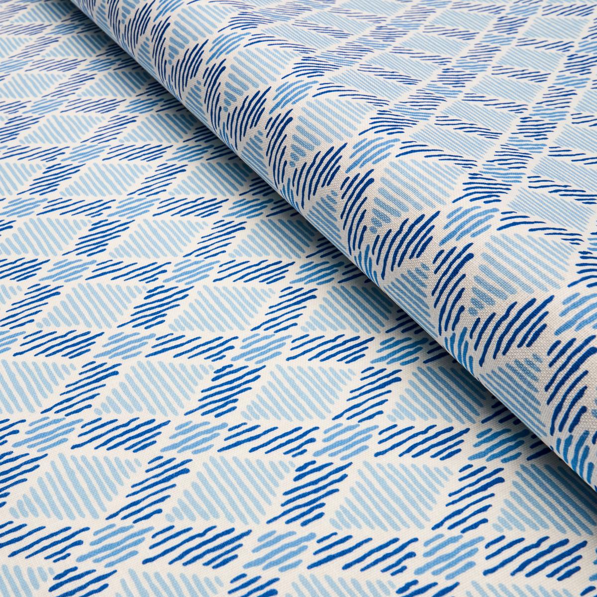 Dexter Indoor/Outdoor - Blues Fabrics | Schumacher