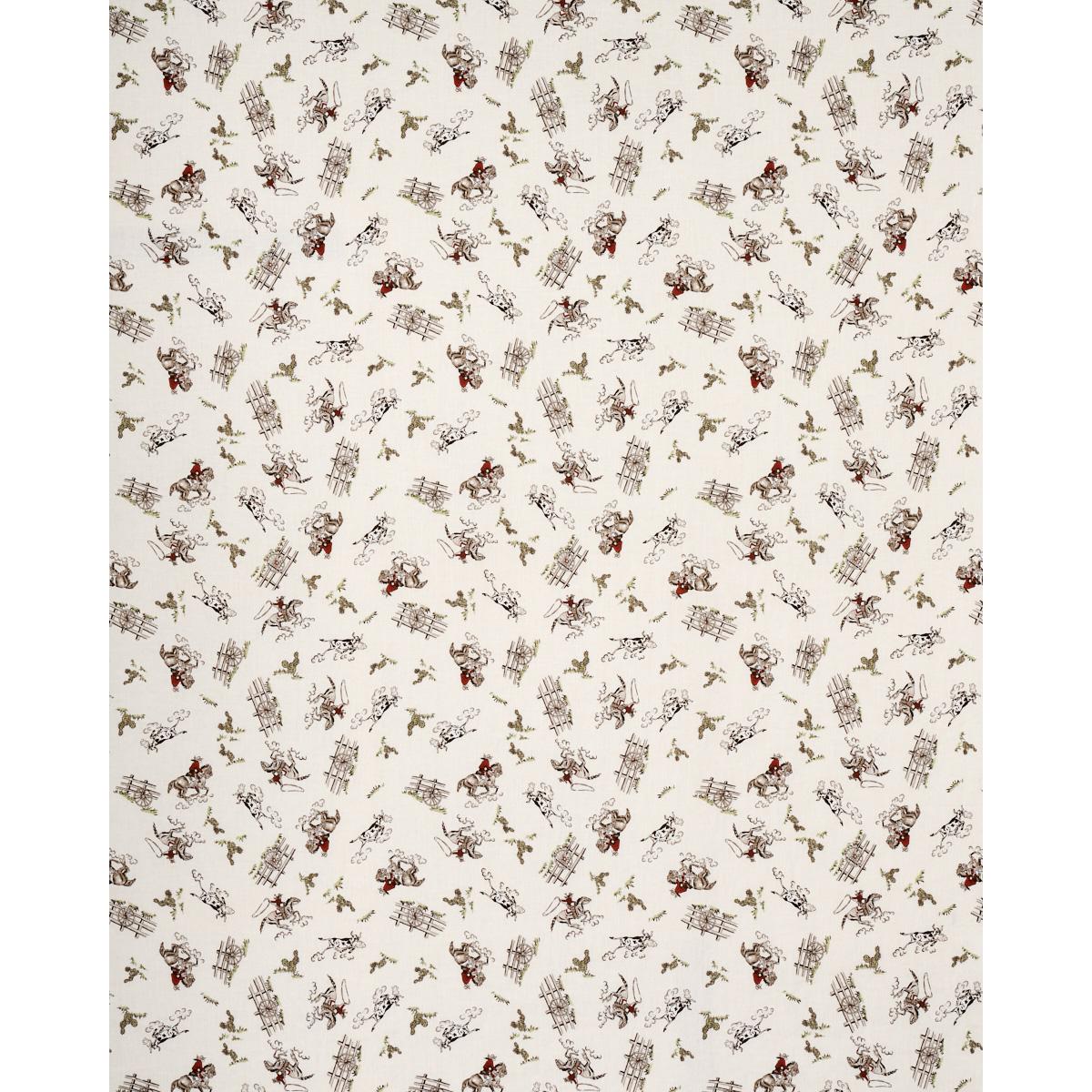 Wild West Performance Linen - Cream Fabrics | Schumacher