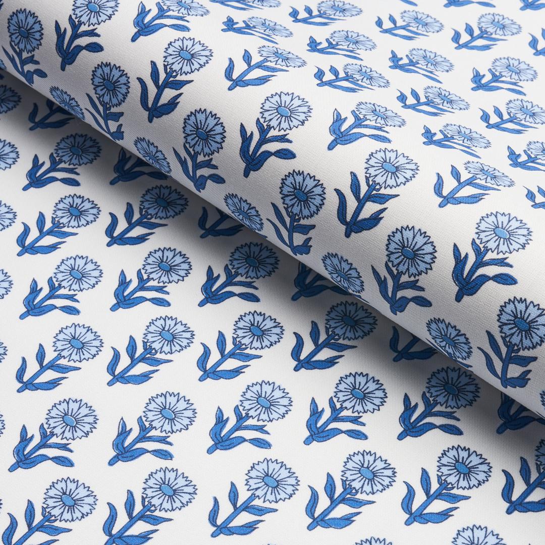 Adeline - Porcelain Fabrics | Schumacher
