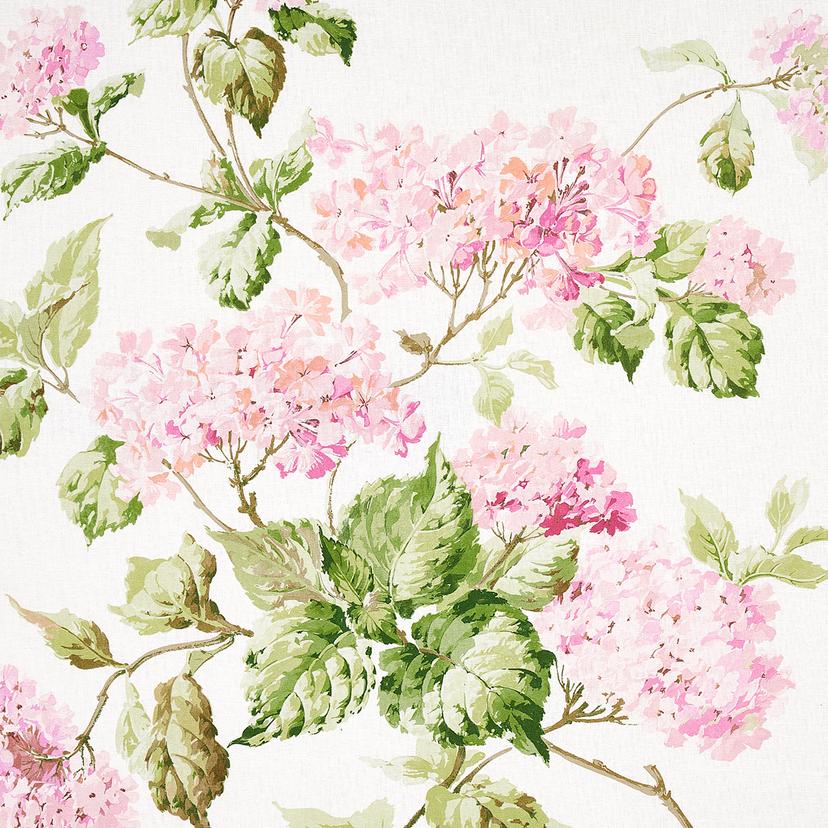 Summer Hydrangea - Blush Fabrics | Schumacher