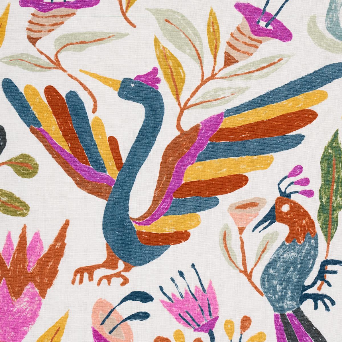 Canopy - Multi Birds Fabrics | Schumacher
