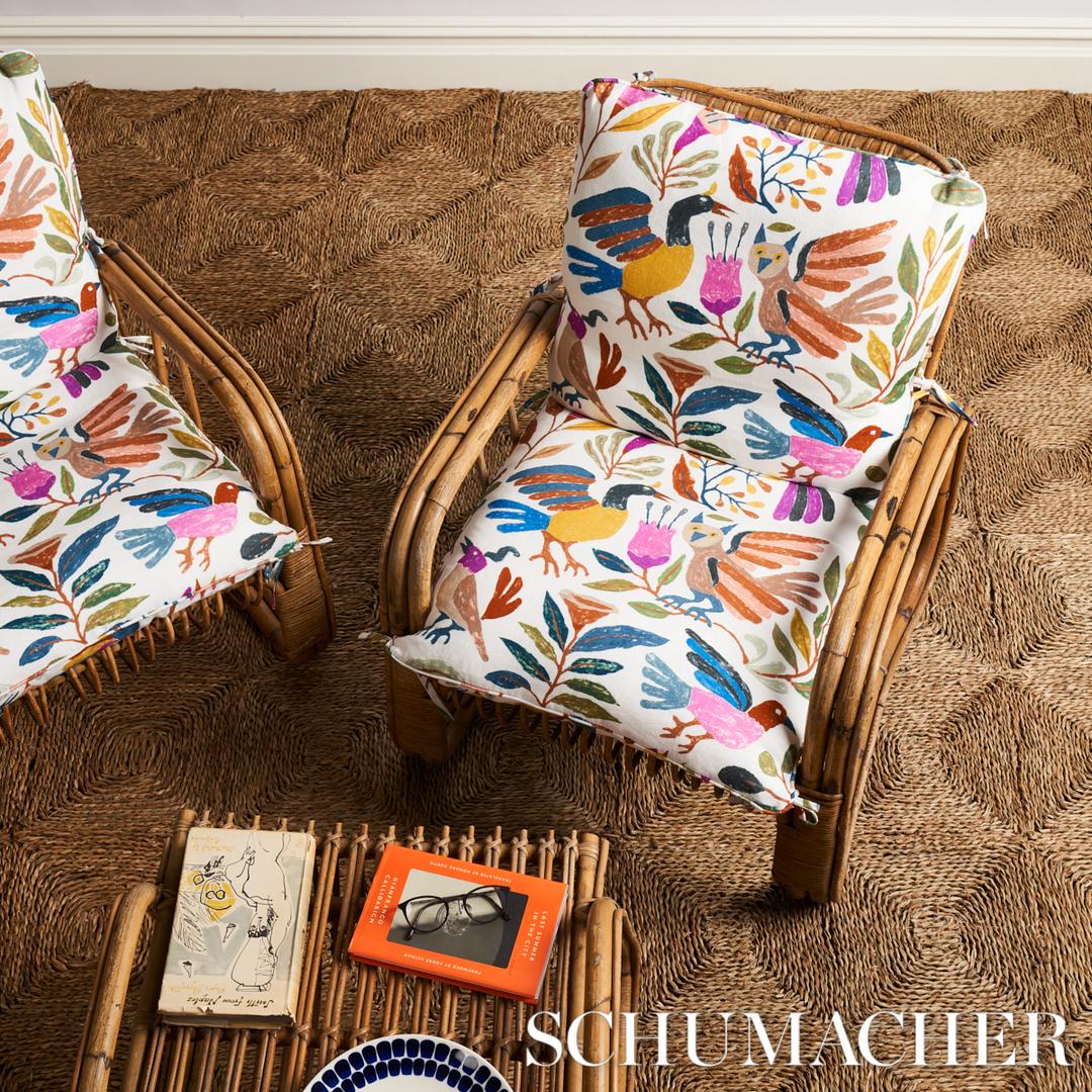 Canopy - Multi Birds Fabrics | Schumacher
