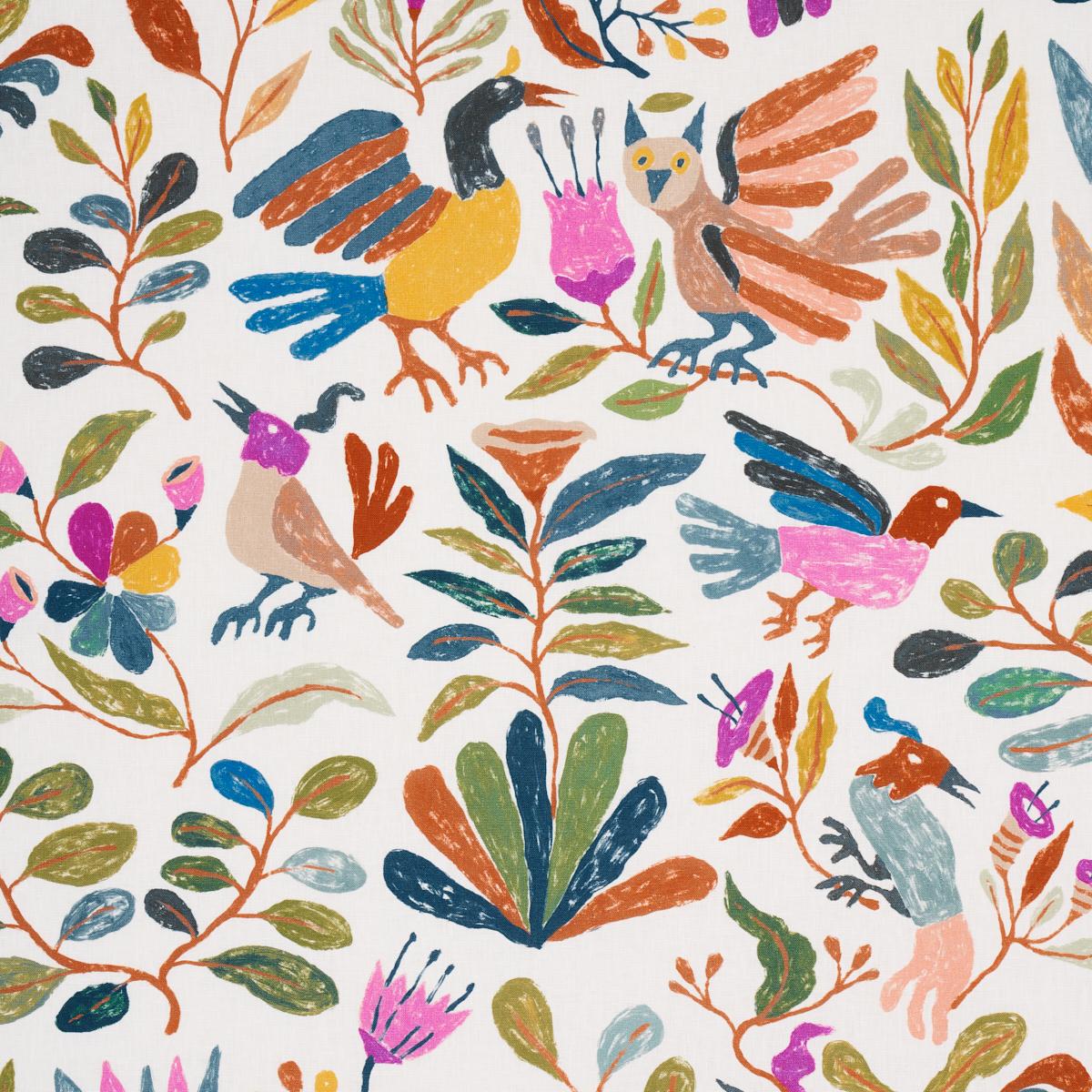 Canopy - Multi Birds Fabrics | Schumacher