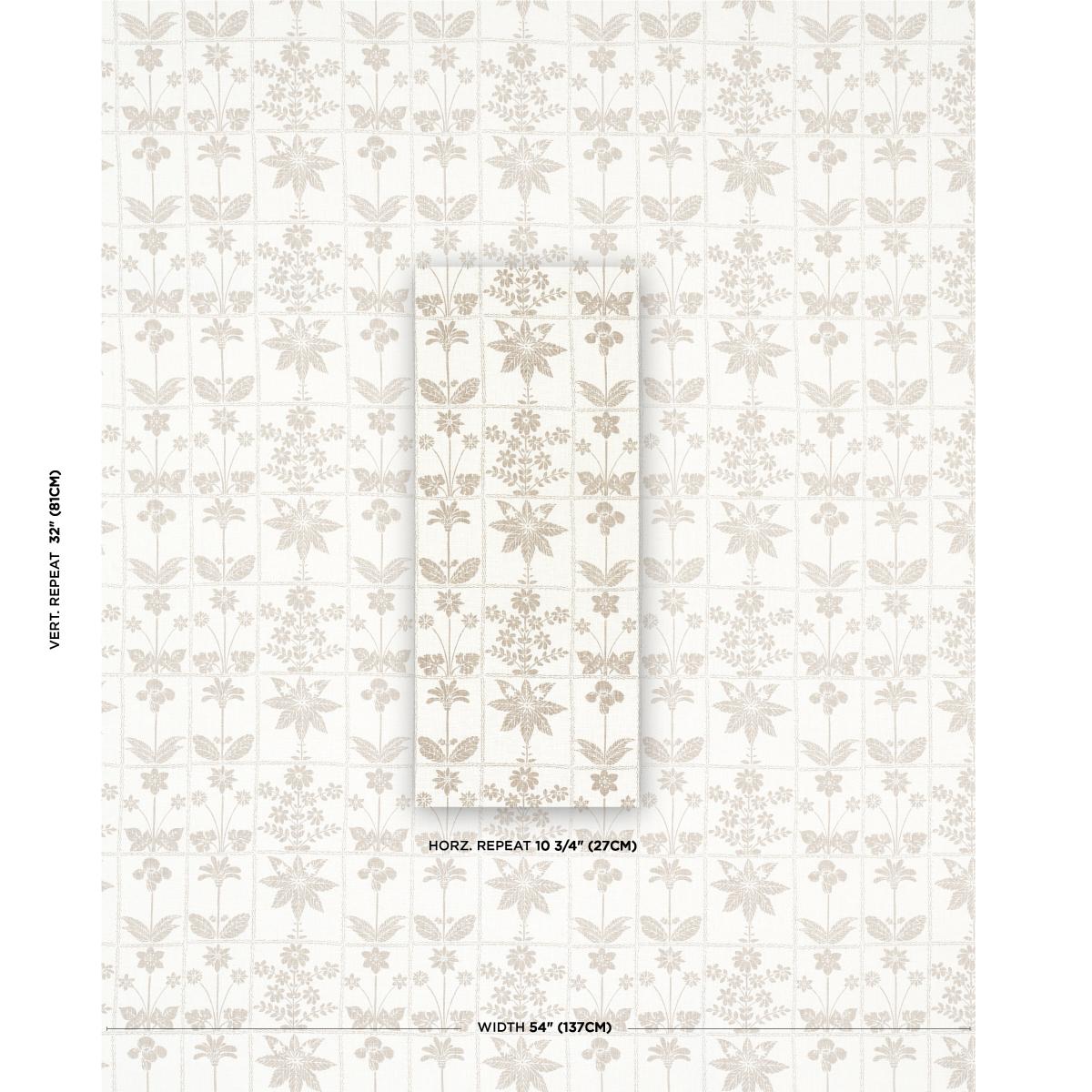 Georgia Wildflowers - Neutral Fabrics | Schumacher