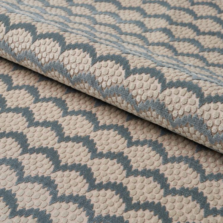 Pollen Cut Velvet - Soft Jade Fabrics | Schumacher