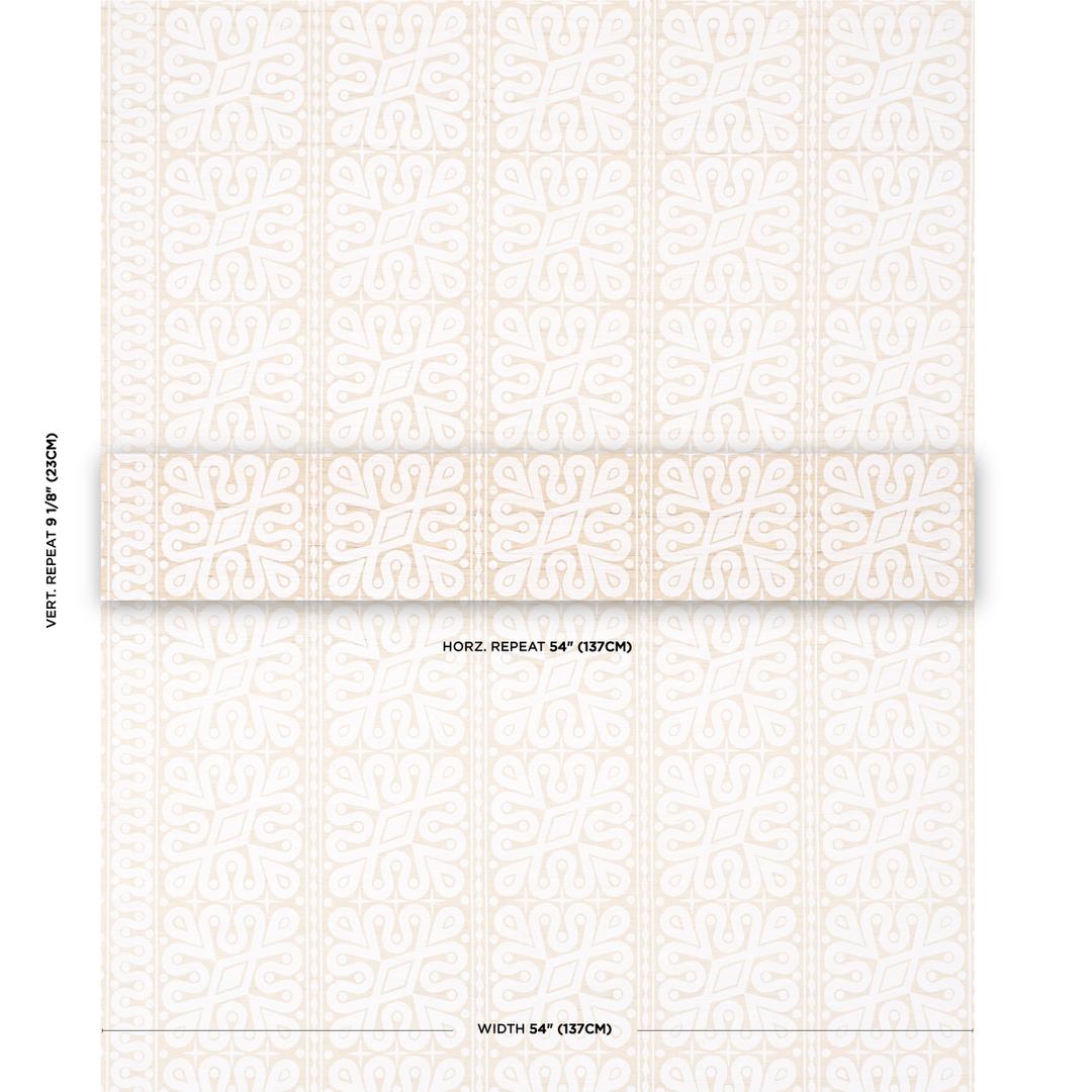 Borneo Silk - White Fabrics | Schumacher