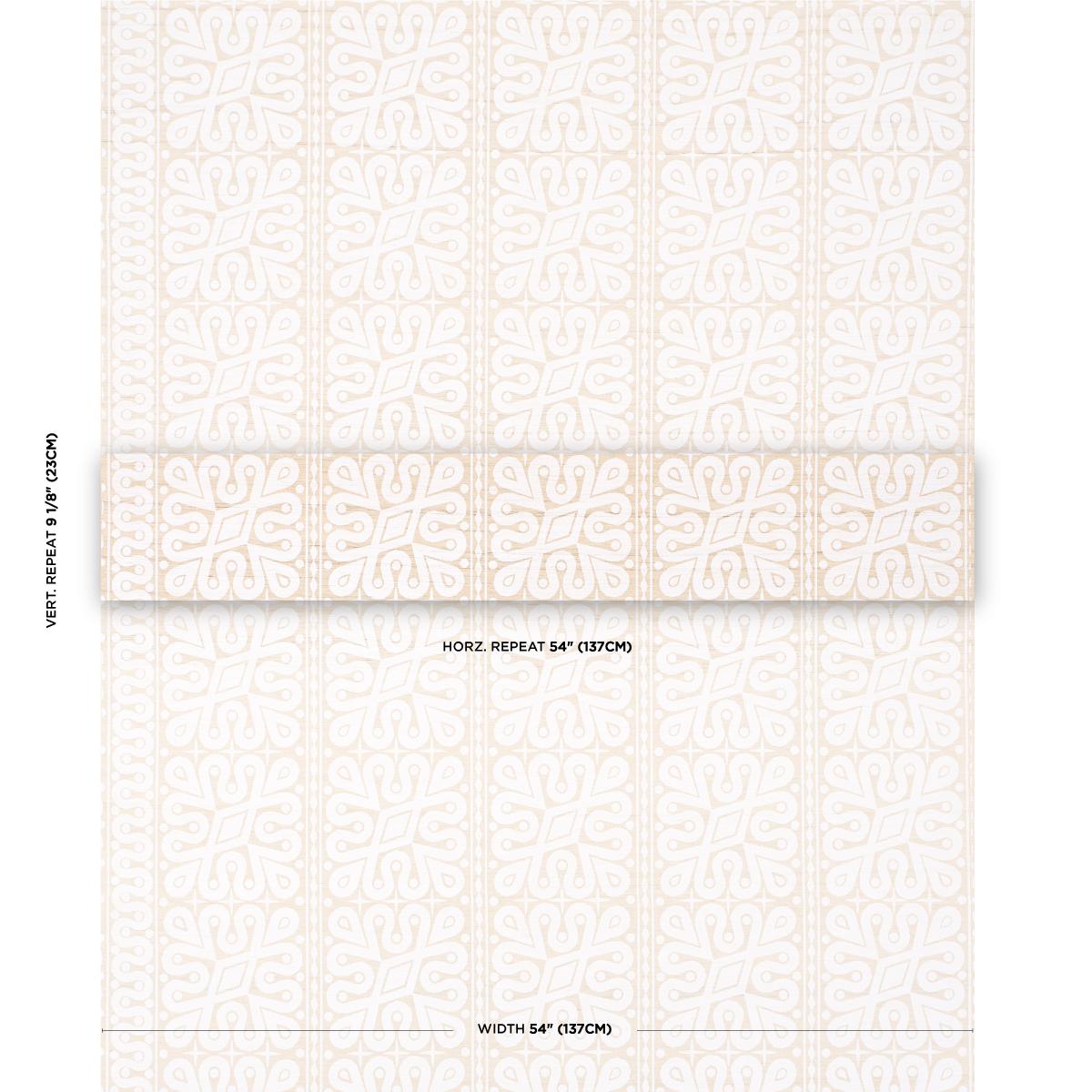 Borneo Silk - White Fabrics | Schumacher