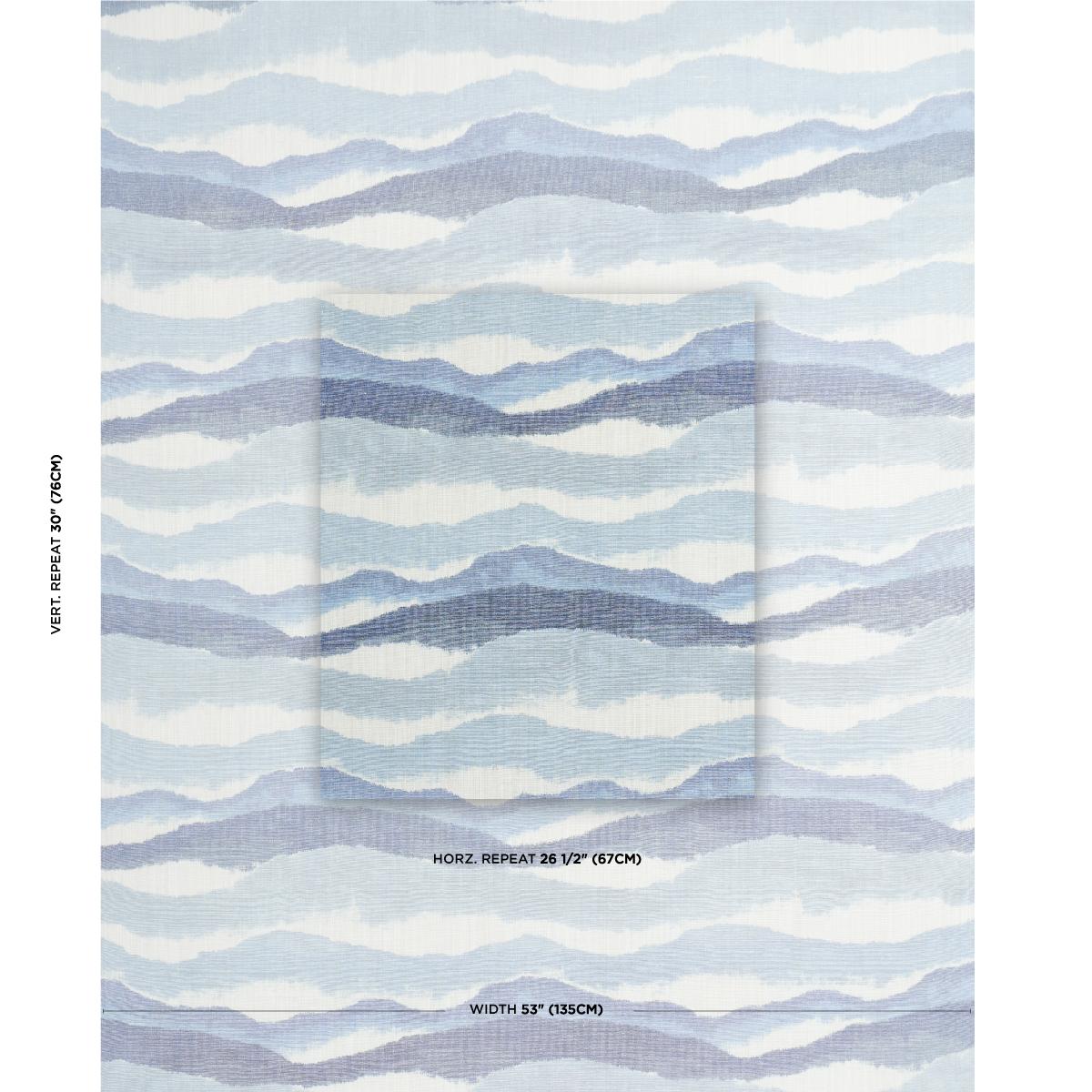 Chandler Warp Print - Lagoon Fabrics | Schumacher