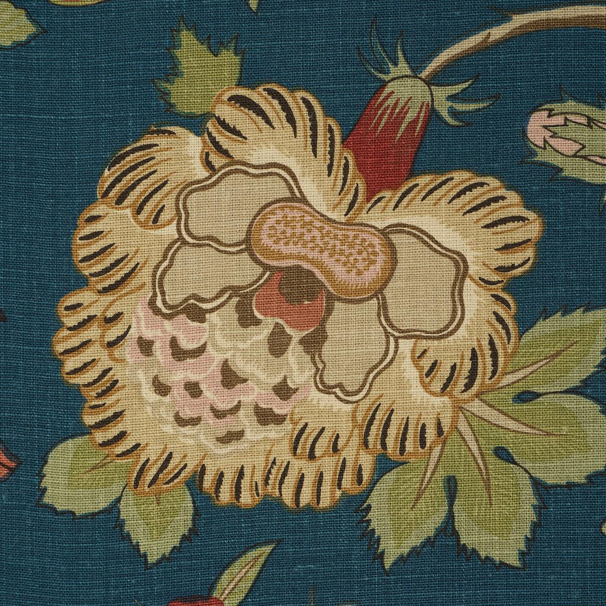 Darsy Tree Of Life - Peacock Fabrics | Schumacher