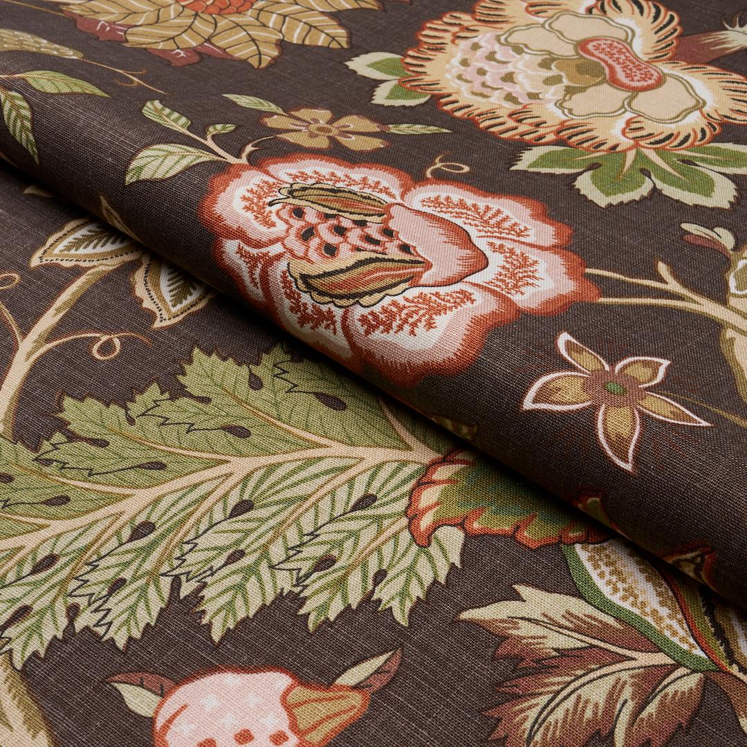 Darsy Tree Of Life - Sepia Fabrics | Schumacher