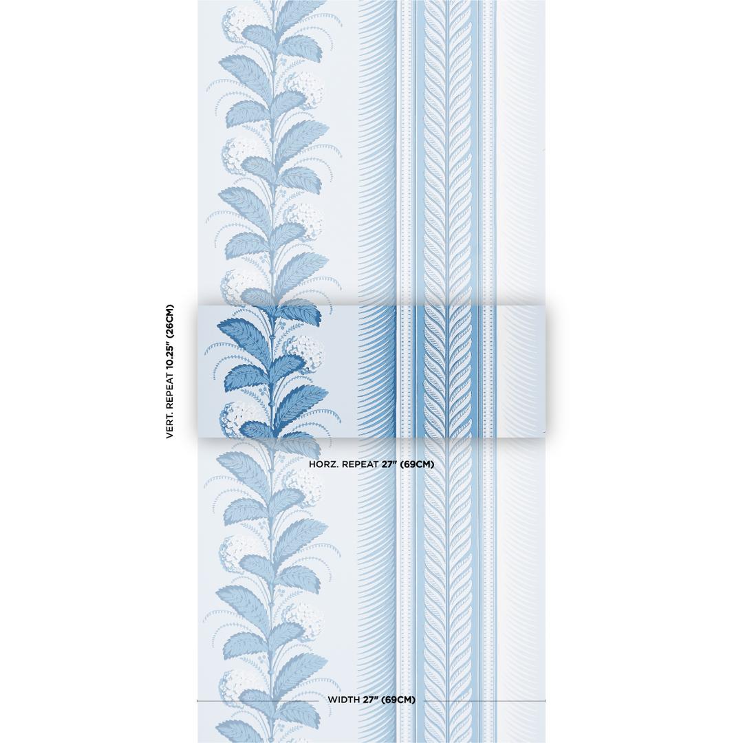 Hydrangea Drape - Delft Wallpapers | Schumacher