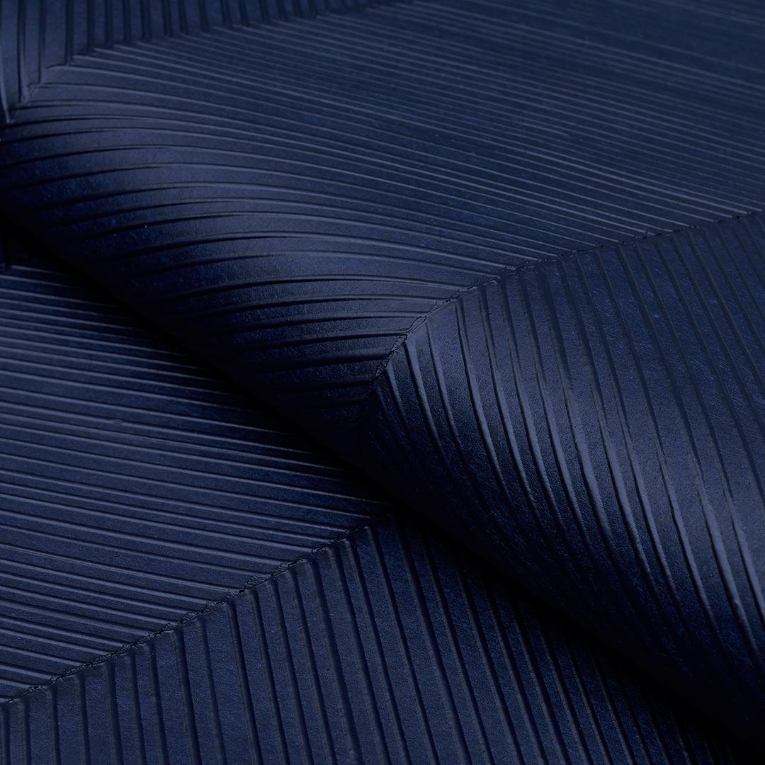 Chevron Texture - Midnight Blue Wallpapers | Schumacher