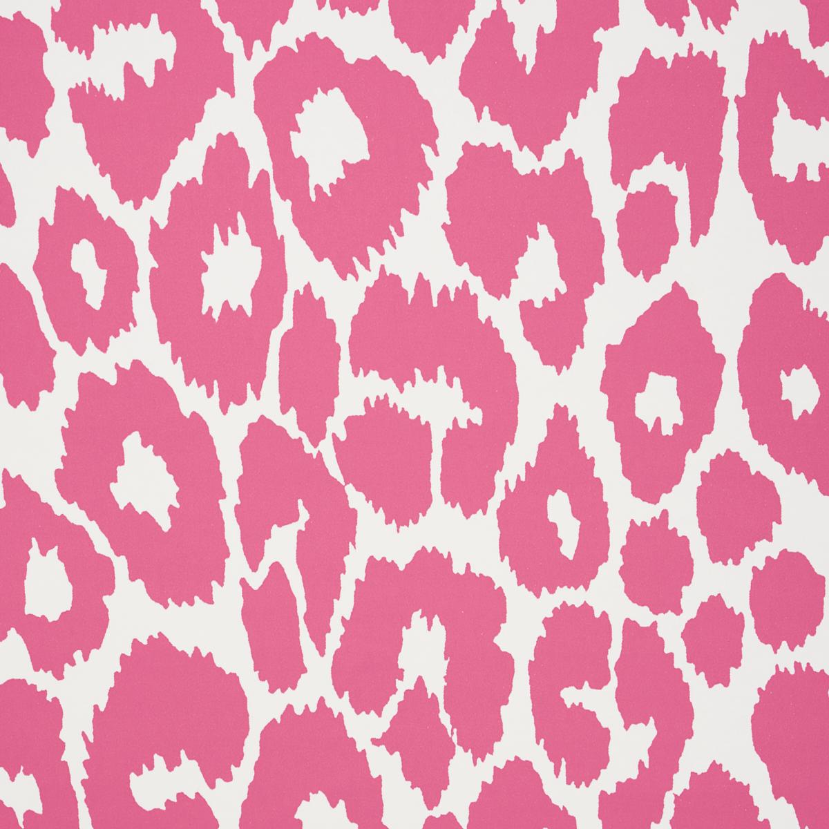 Iconic Leopard - Pink Wallpapers | Schumacher