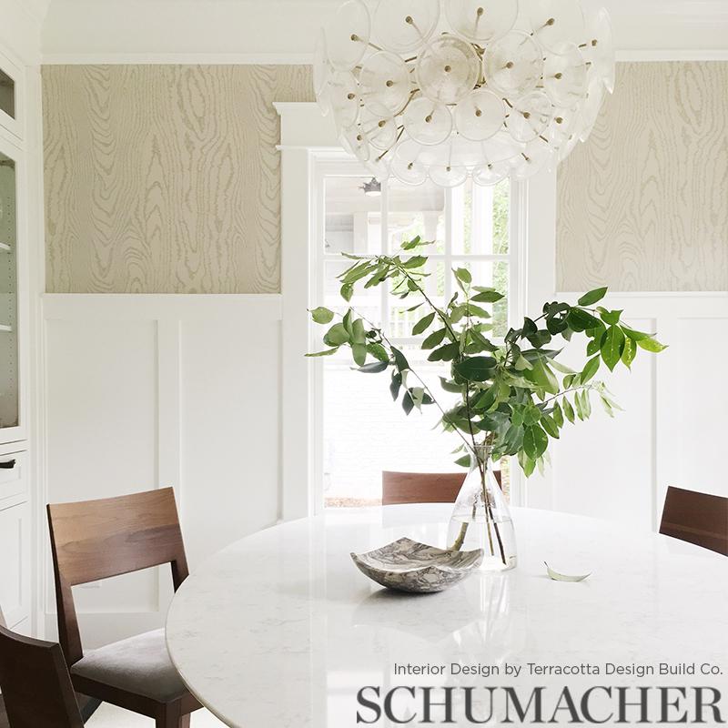 Faux Bois - Sand Shimmer Wallpapers | Schumacher