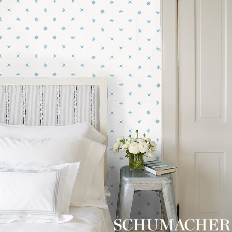 Stargaze - Blue Wallpapers | Schumacher