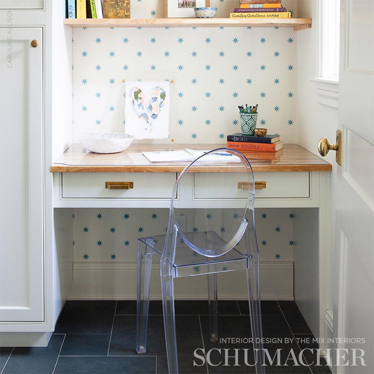 Stargaze - Blue Wallpapers | Schumacher