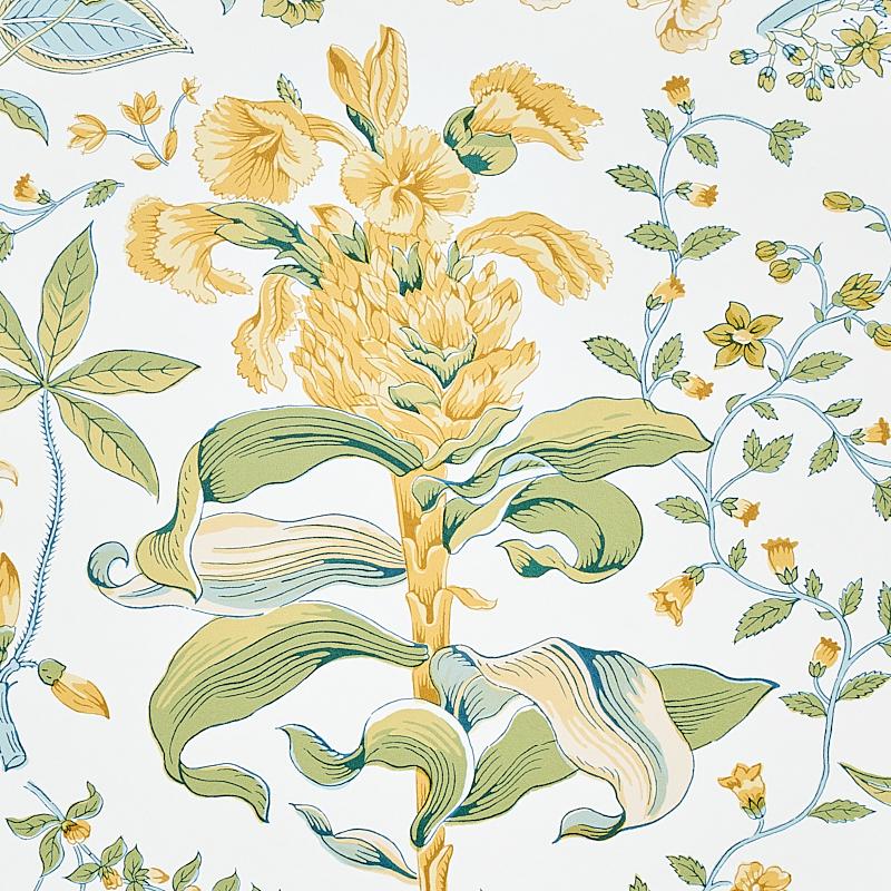 Pomegranate Botanical - Citron Wallpapers | Schumacher