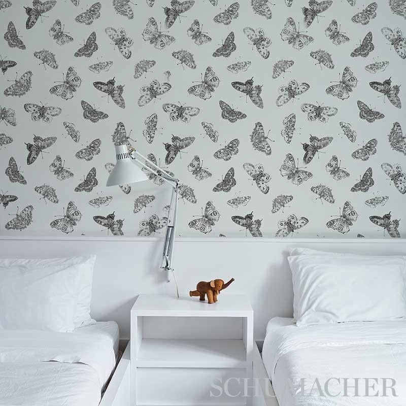 Burnell Butterfly - Ivory Wallpapers | Schumacher
