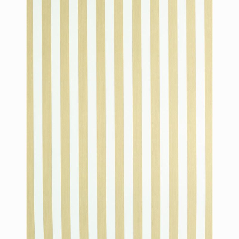 Edwin Stripe Medium - Sand Wallpapers | Schumacher