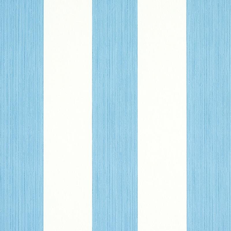 Edwin Stripe Wide - Ocean Wallpapers | Schumacher