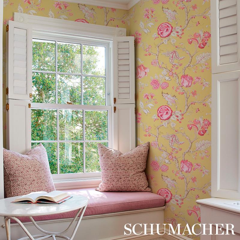 Josephine - Pink Wallpapers | Schumacher
