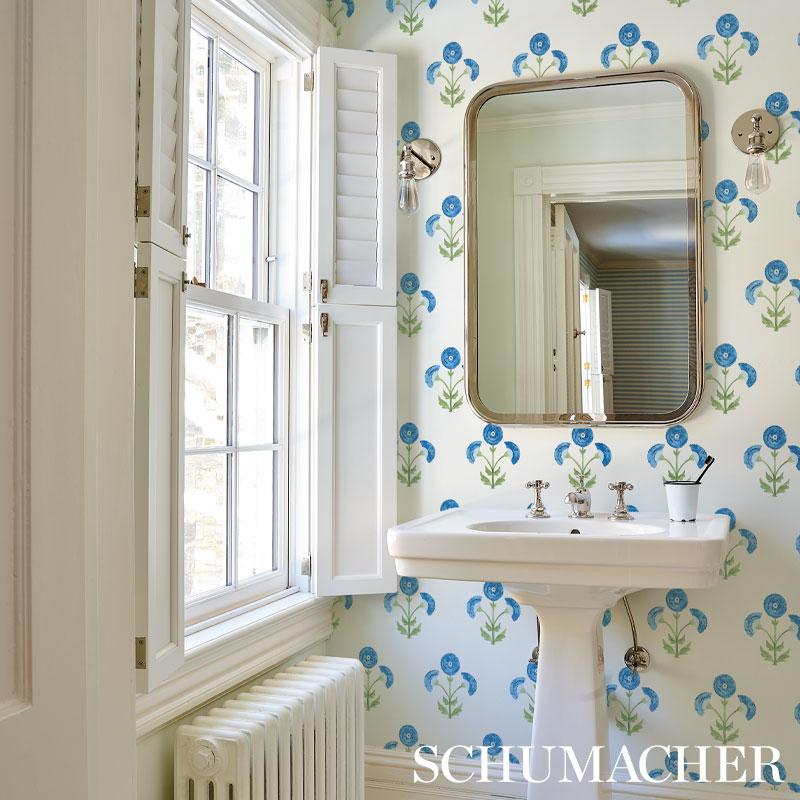 Saranda Flower - Royal Wallpapers | Schumacher