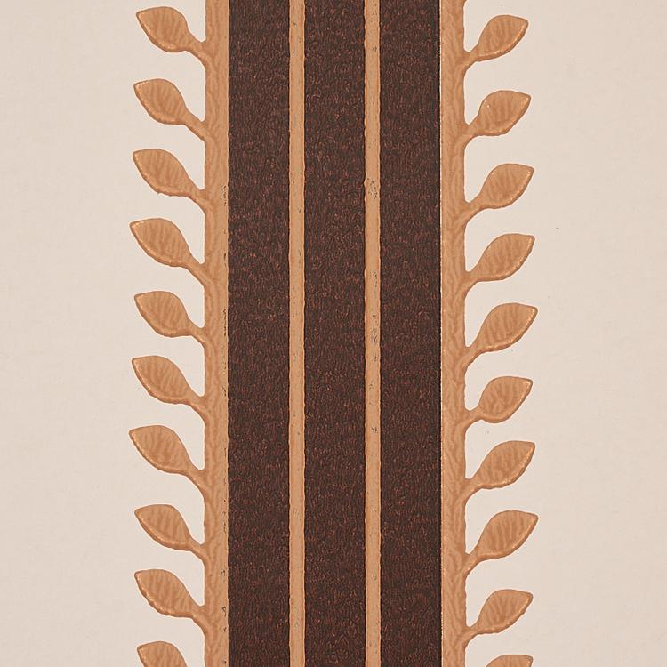 Etruscan Stripe - Brown Wallpapers | Schumacher