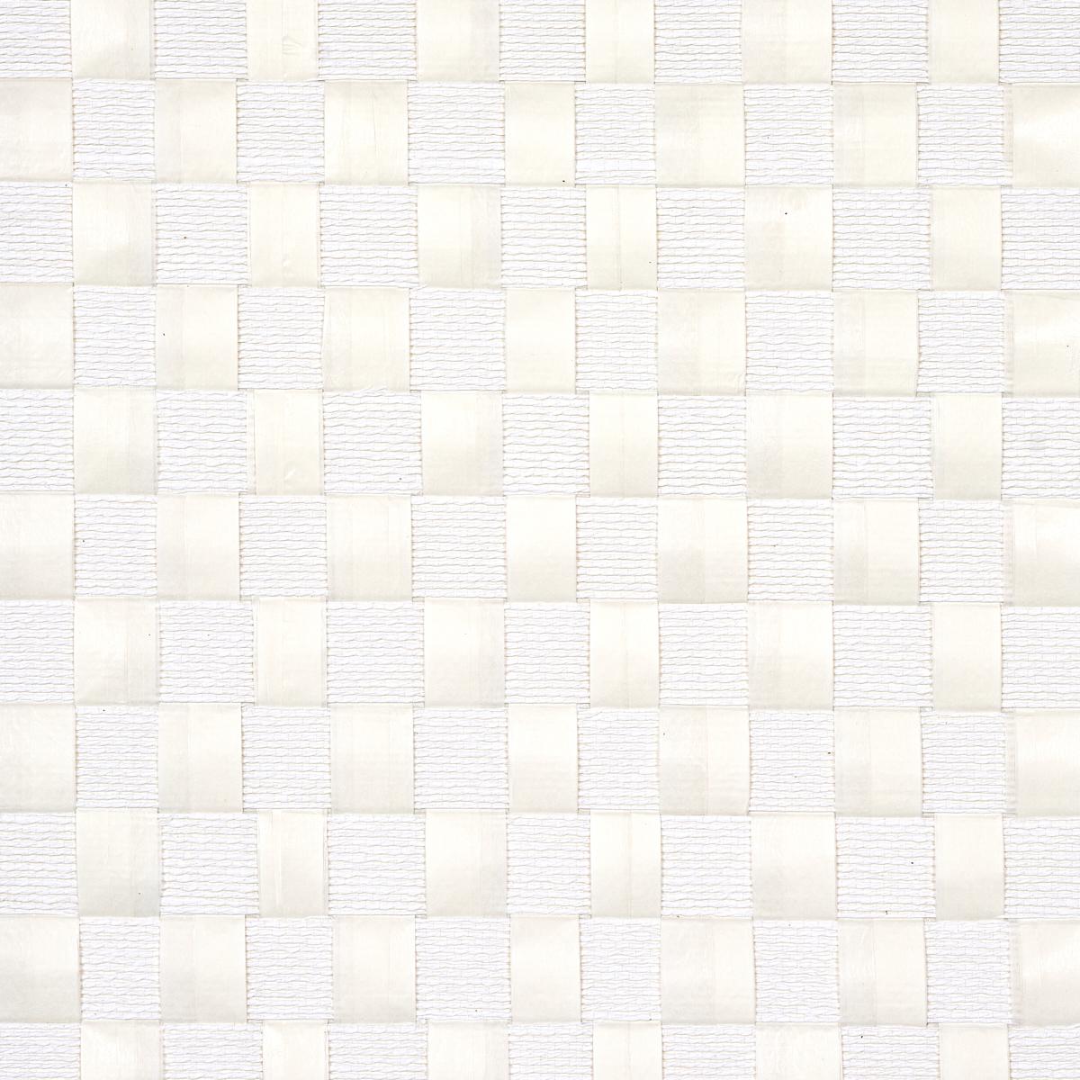 Textured Check - White Wallpapers | Schumacher