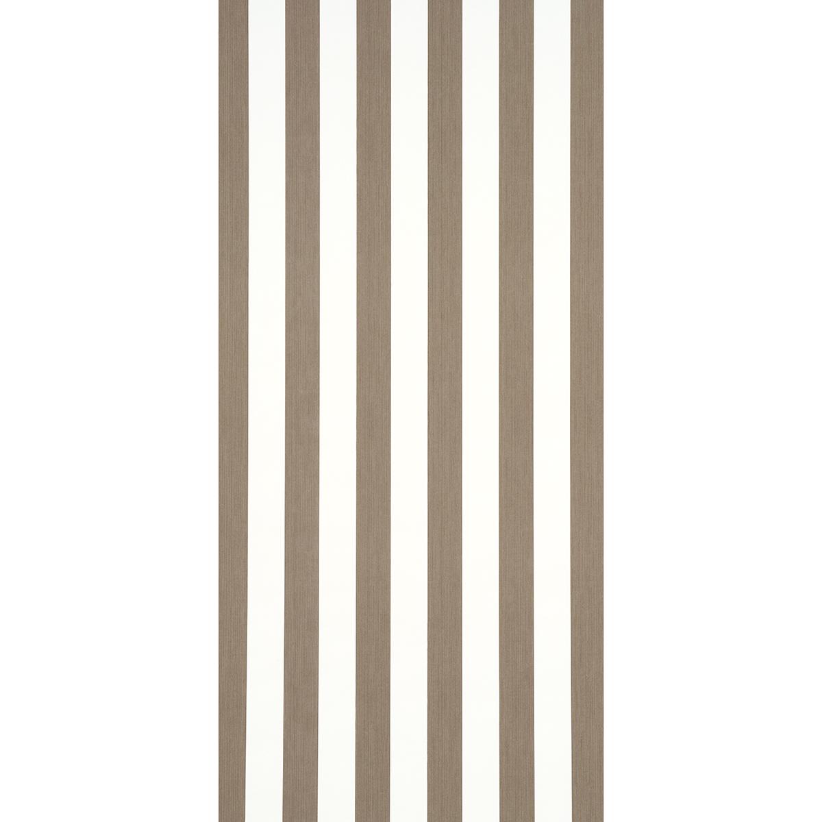 Edwin Stripe Wide - Mocha Wallpapers | Schumacher