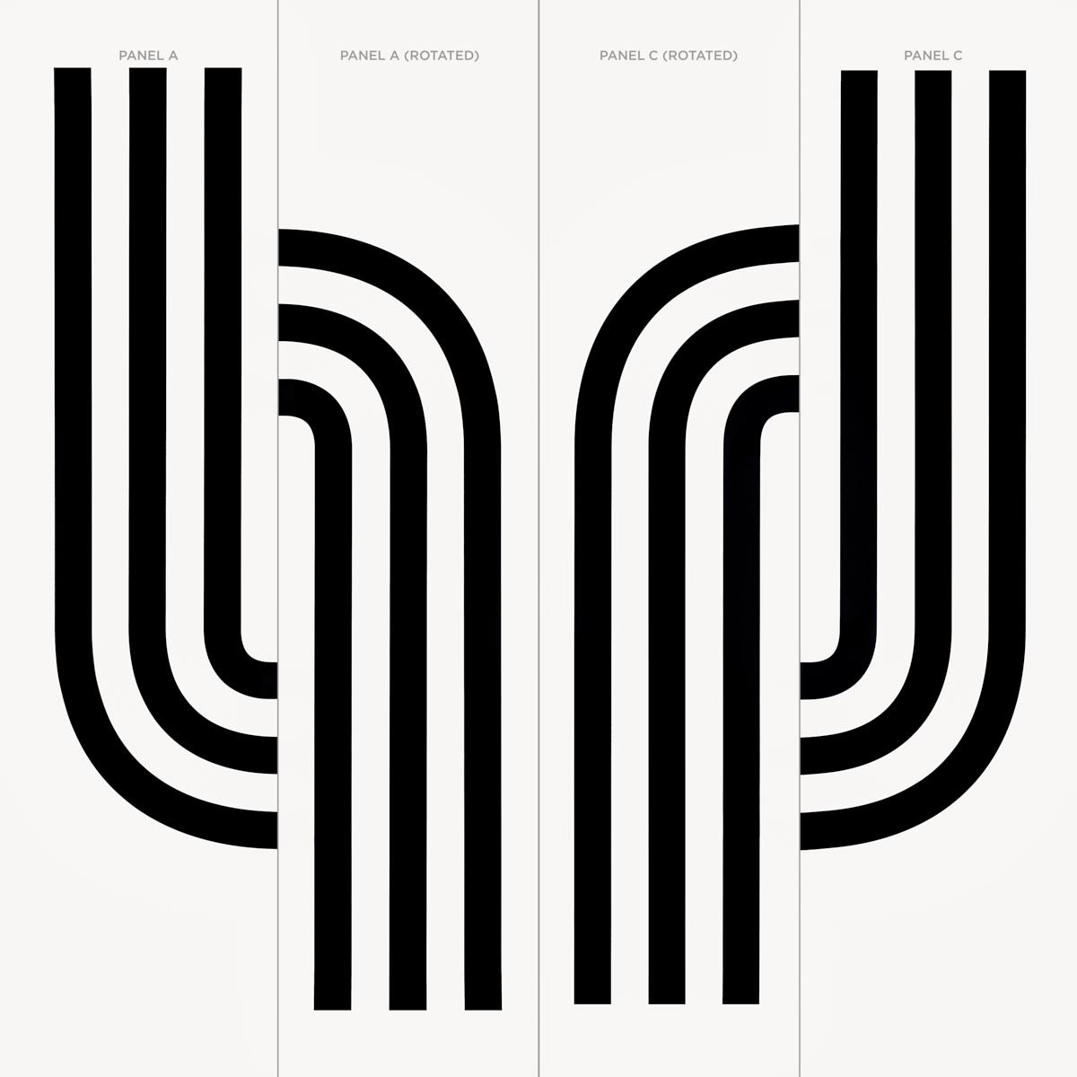 Virginia Panel A - Black Wallpapers | Schumacher