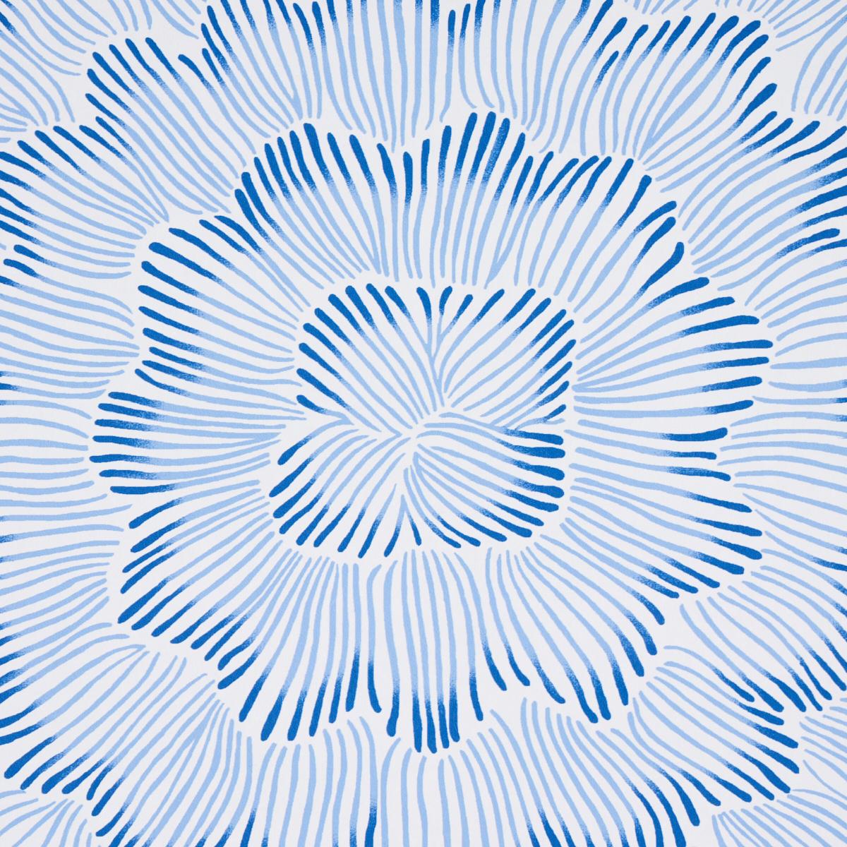 Feather Bloom - Blue Wallpapers | Schumacher
