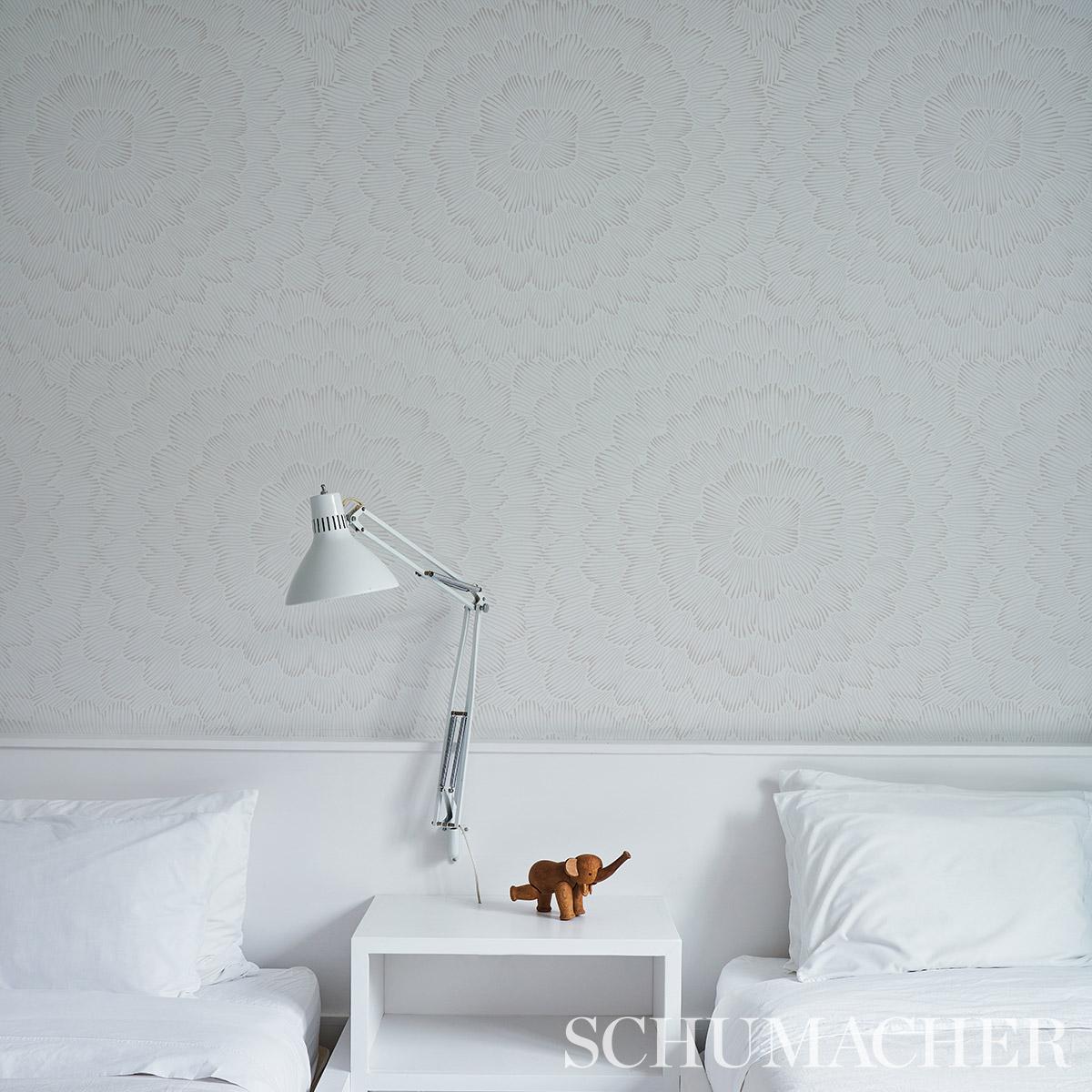 Feather Bloom - Soft Neutral Wallpapers | Schumacher
