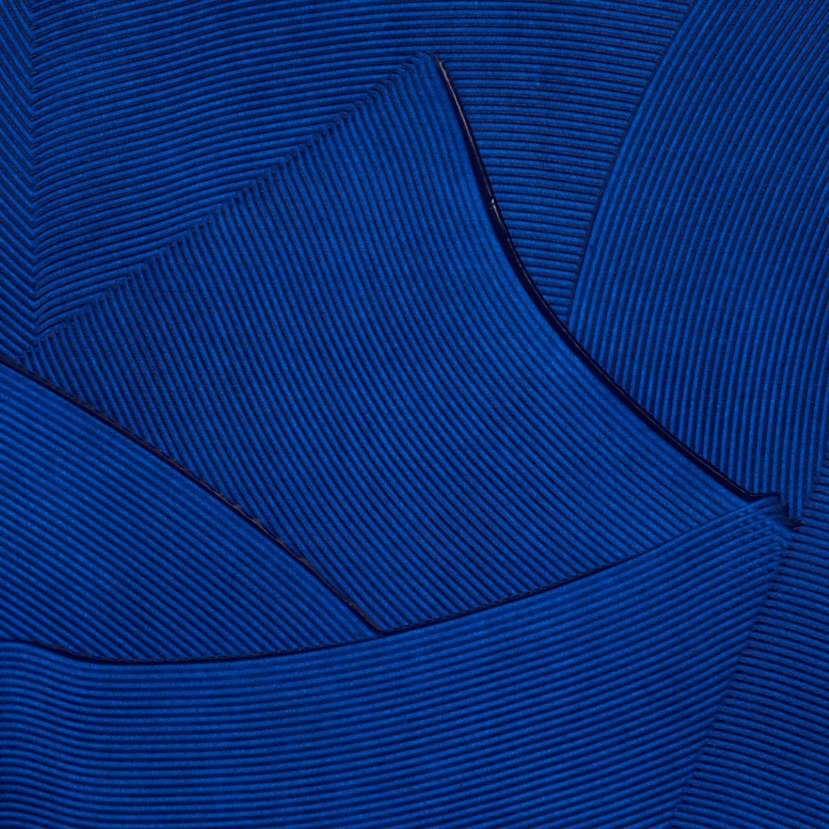 Hand Combed Plaster - Yves Blue Wallpapers | Schumacher