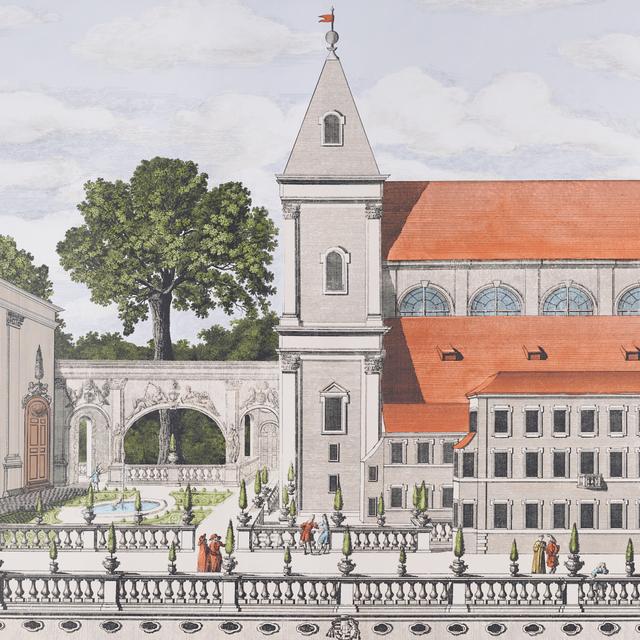 Piazza Firenze Panel Set - Document Wallpapers | Schumacher