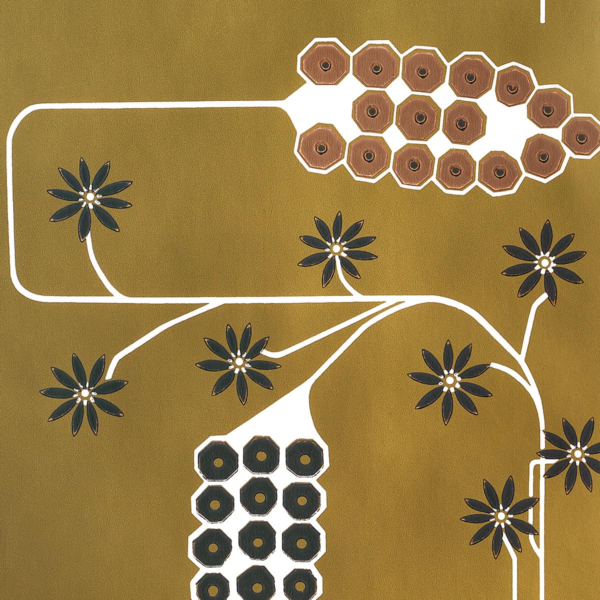 Hollywood Grape - Pale Gold Wallpapers | Schumacher