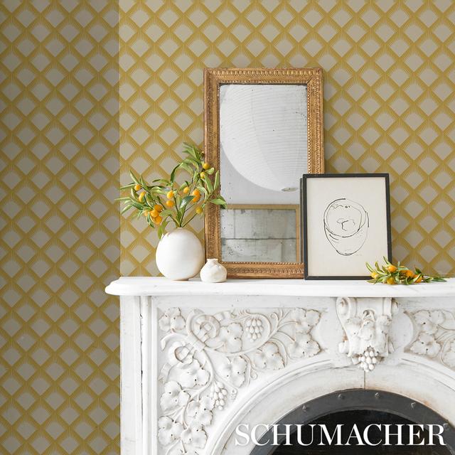 Maize - Mustard Wallpapers | Schumacher
