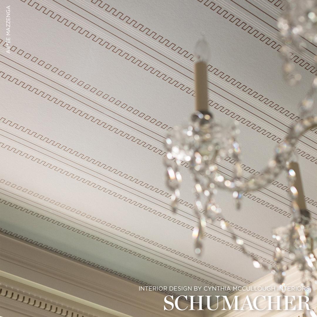 Greco Stripe - Sky Wallpapers | Schumacher