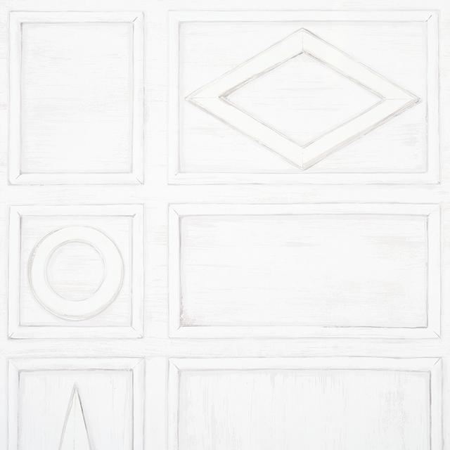 Swedish Manor Panel B - White Wallpapers | Schumacher