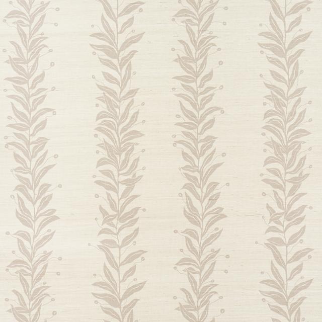 Tendril Stripe Sisal - Natural Wallpapers | Schumacher